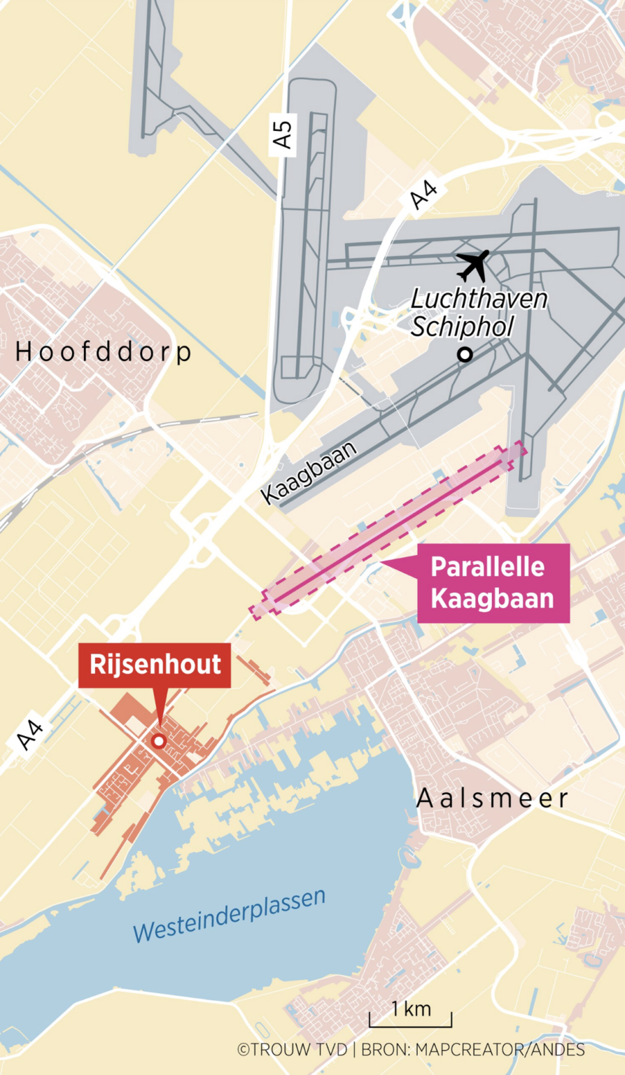 Trouw - Impacto del aeropuerto de Schiphol en Rijsenhout y las zonas ...