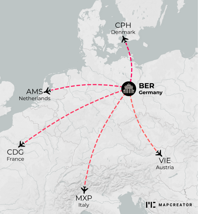 How to create a flight map in Mapcreator - Mapcreator