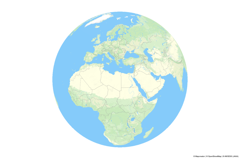 Mapcreator's default map styles for all your mapping needs - Mapcreator