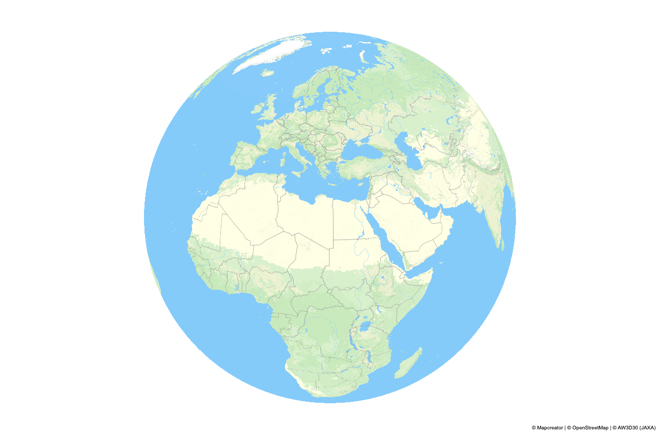 Mapcreator's default map styles for all your mapping needs - Mapcreator